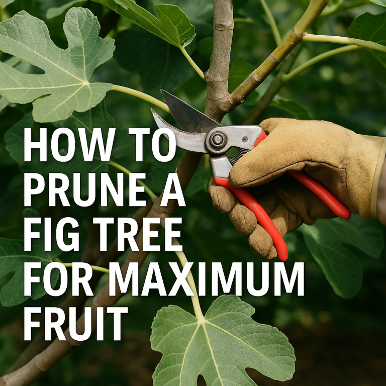 How to Prune a Fig Tree for Maximum Fruit - Fig Freak